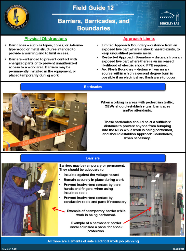Boundaries Single Point Handout_Page_1 - Electrical Safety